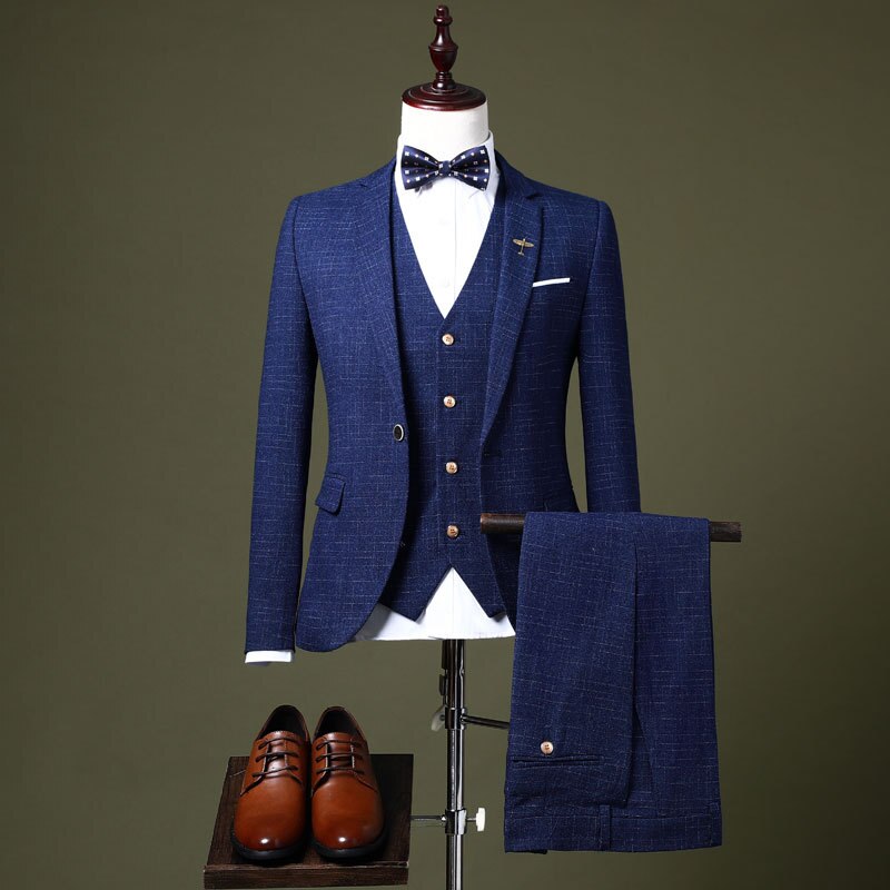 men's autumn products line printing suits youth sl... – Grandado