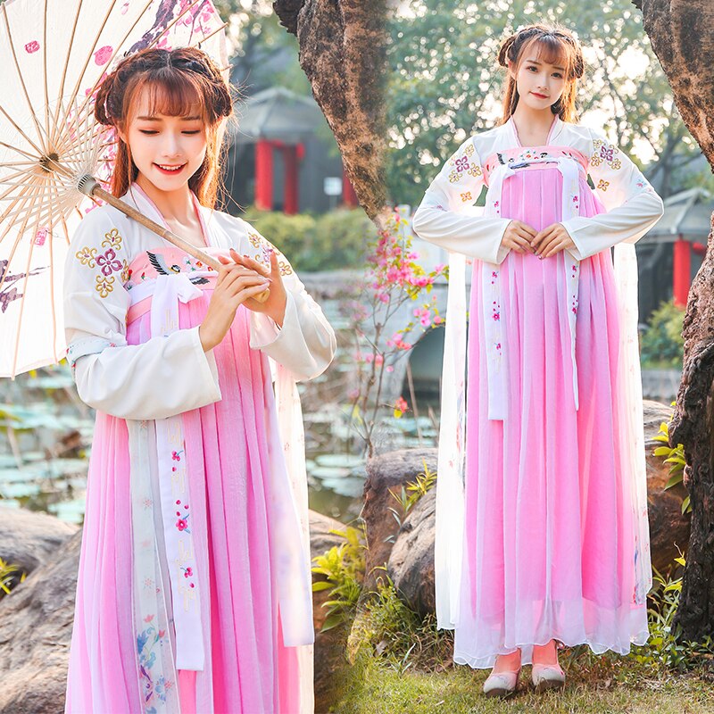 Autumn Female Chinese Folk Ancient Costume Hanfu D... – Vicedeal